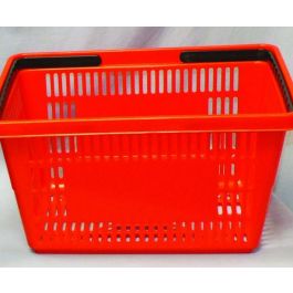 Large Stackable Shopping Baskets- Red