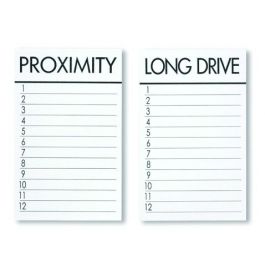 Replacement Cards For Proximity Marker Set