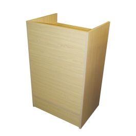 Solid Front Register Stand - Maple