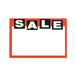 TA-1152 SALE SIGN CARD 5.5" x 7" PACK OF 50