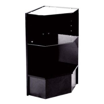 Economy Black Showcases - Black Display Cases - Black Display Cabinet